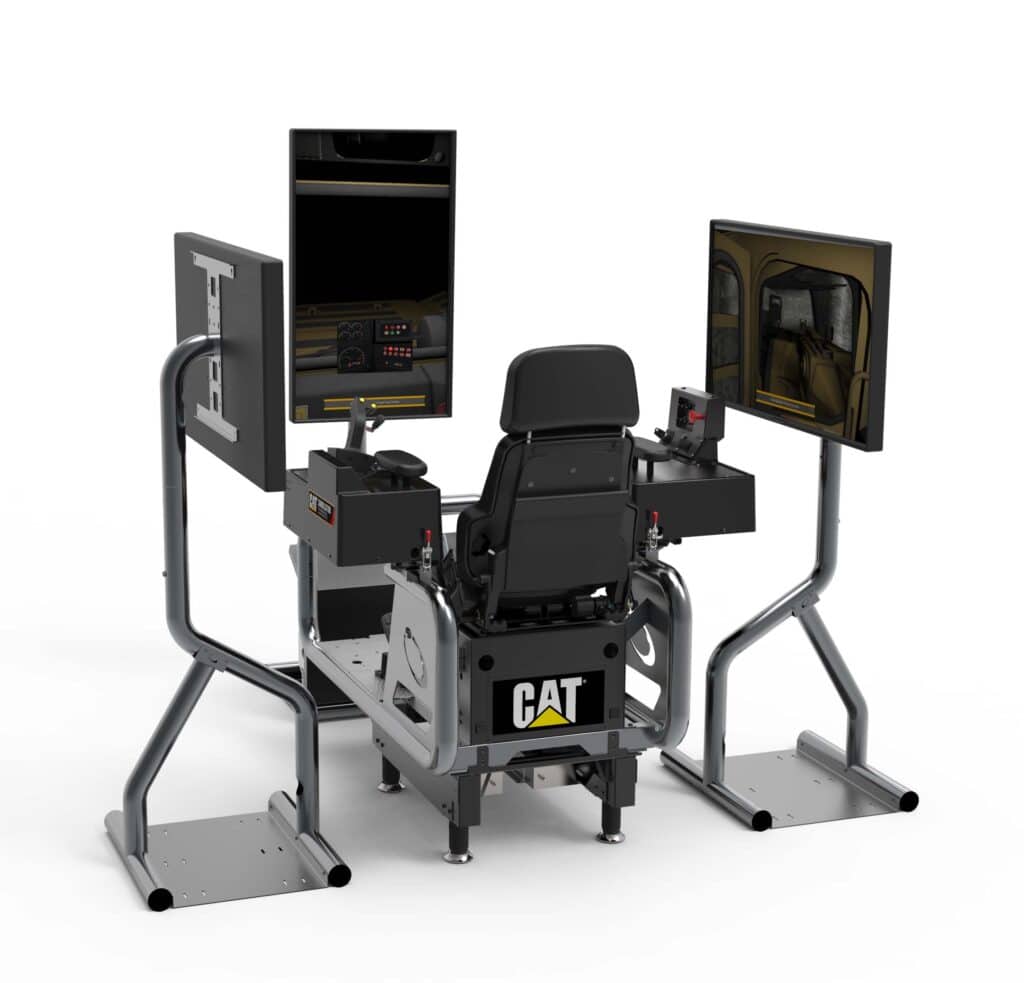 New! Cat® Simulators Underground Load-Haul-Dump System Trains Mine ...