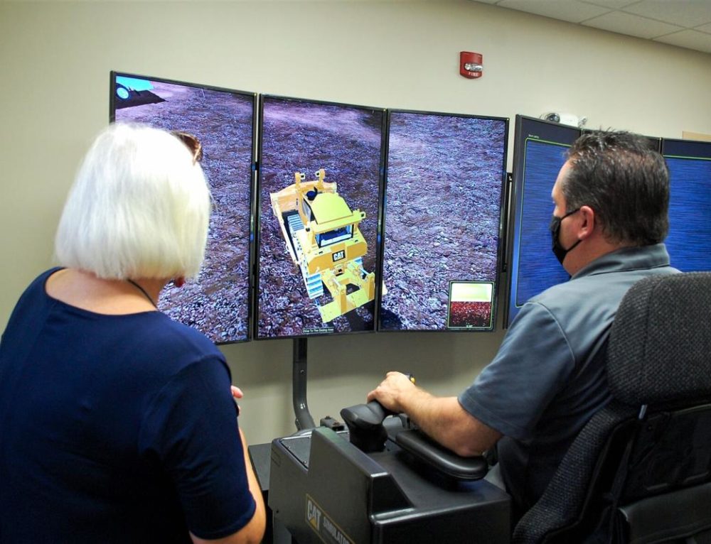 New Cat® Advanced Construction Excavator Simulator System Teaches ...