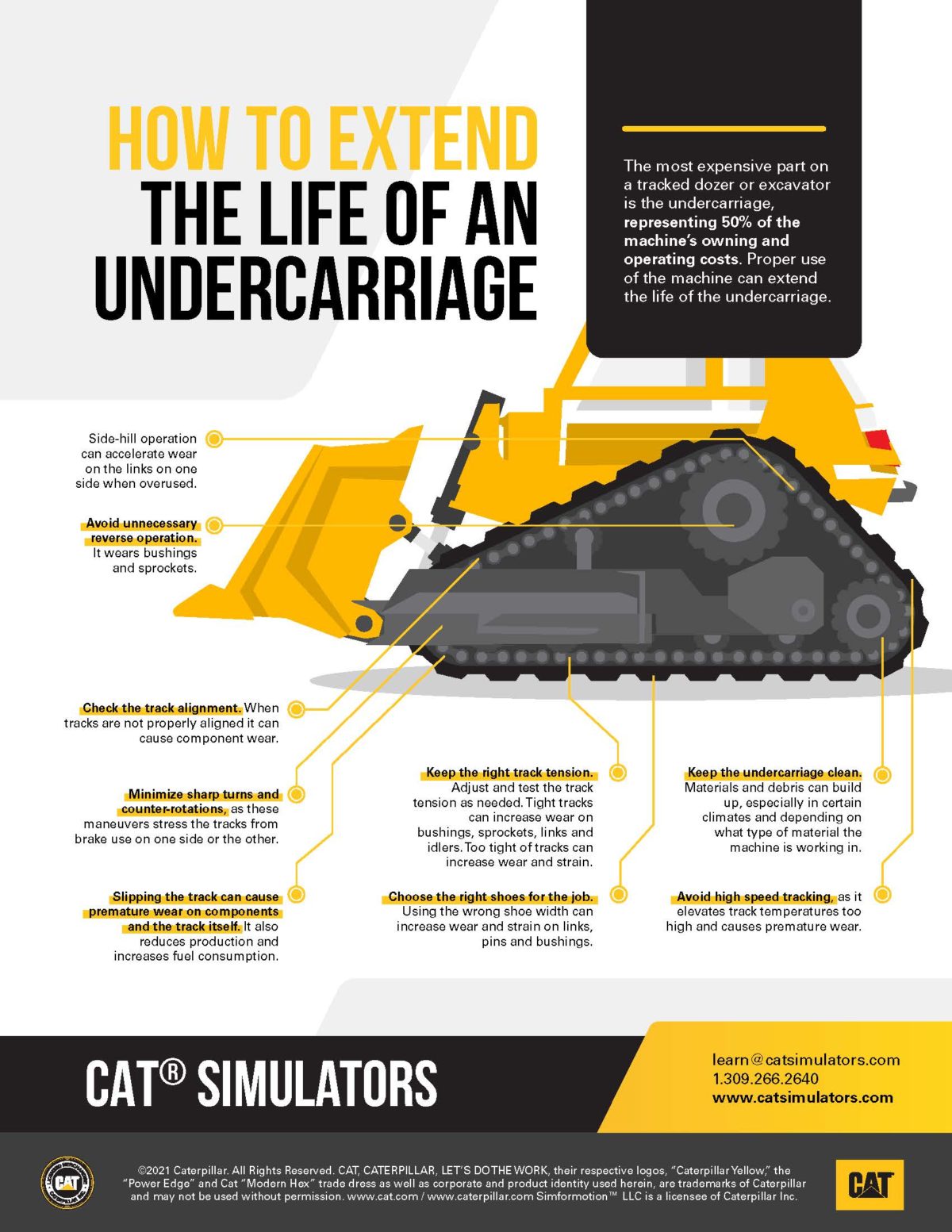 Extend the Life of an Undercarriage - Cat® Simulators