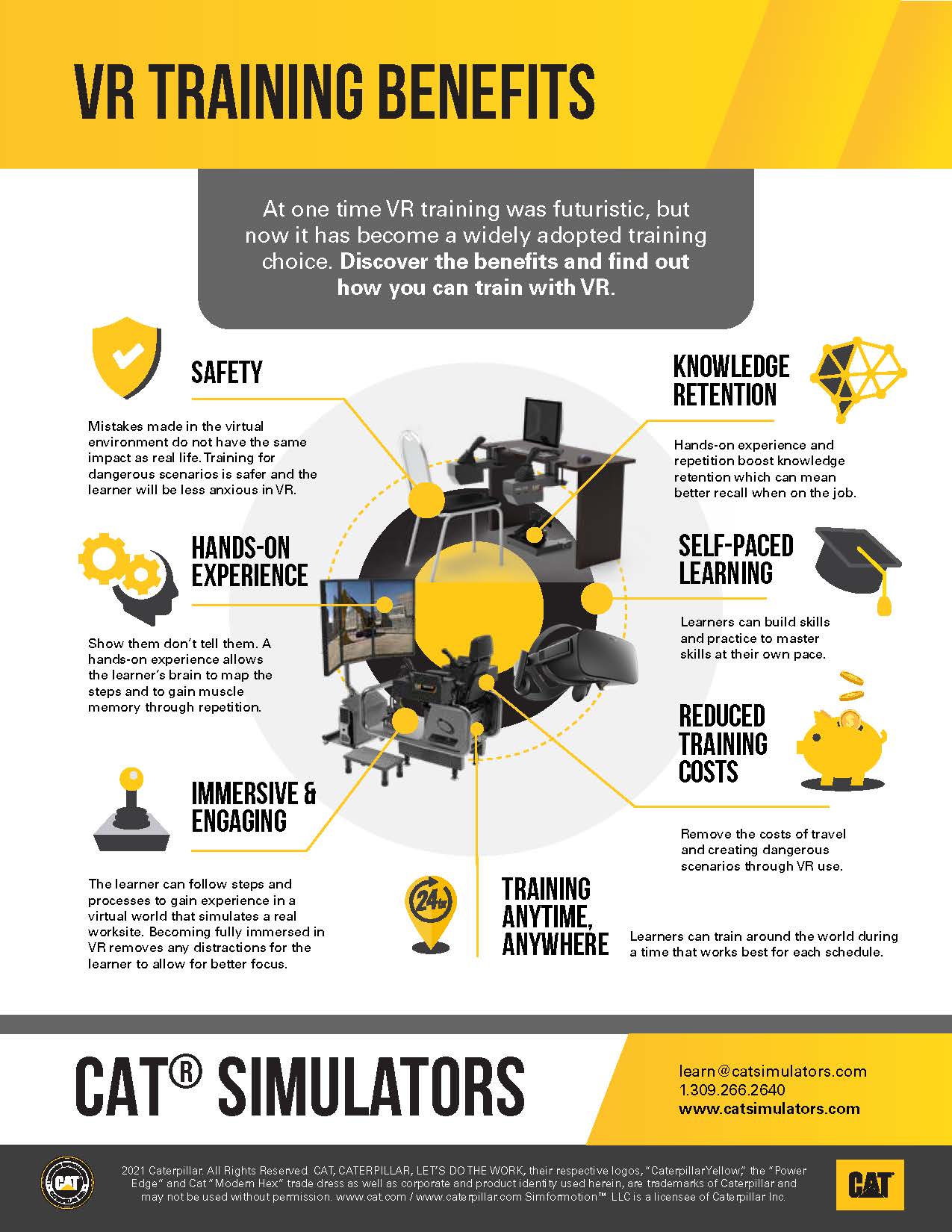 VR Training Benefits - Cat® Simulators