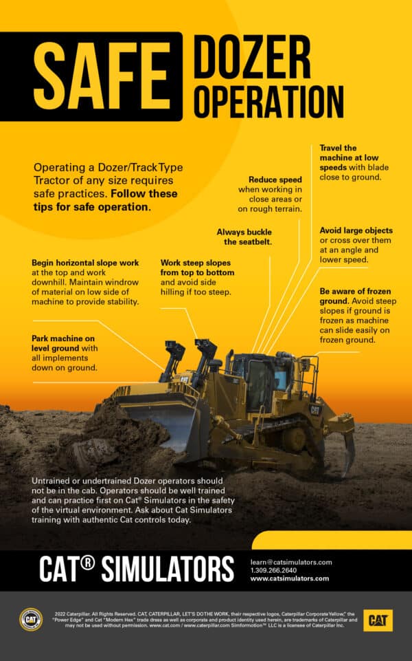 Safe Dozer Operation - Cat® Simulators