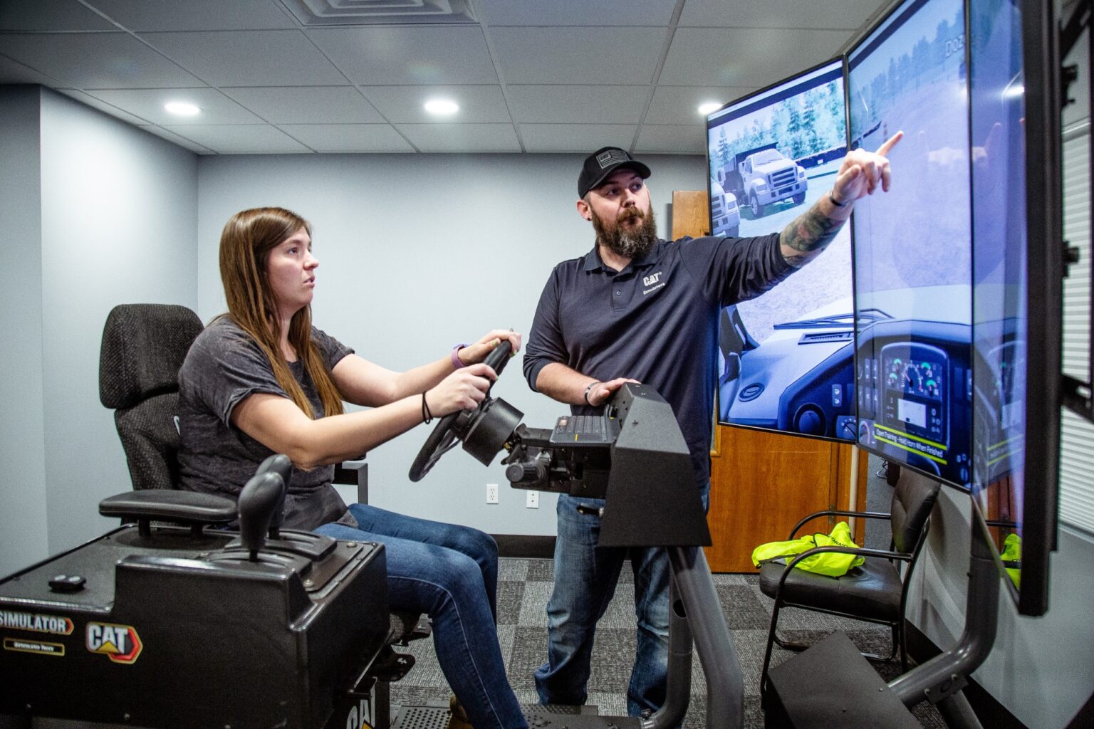 Cat® Simulators Motion System Provides Real-World Machine Behavior ...