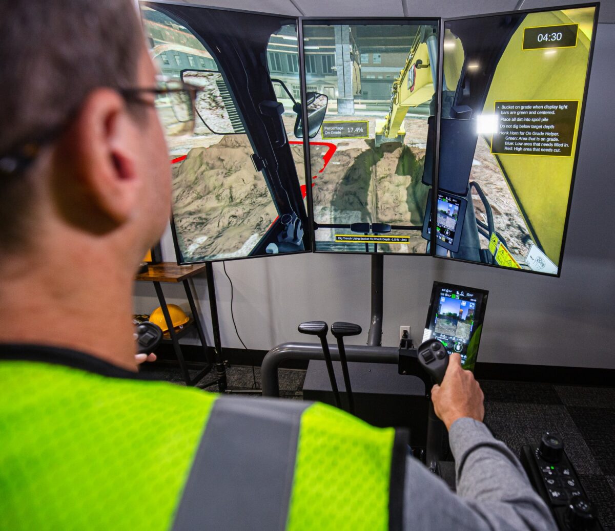 Cat® Simulators - Authentic Caterpillar Controls